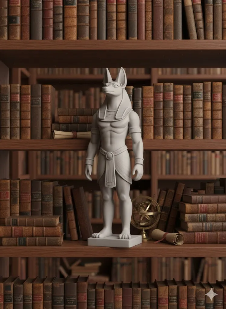 statue of god anubis - Free 3D Print Model - MakerWorld