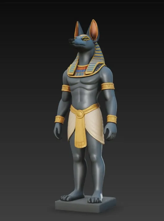 statue of god anubis - Free 3D Print Model - MakerWorld