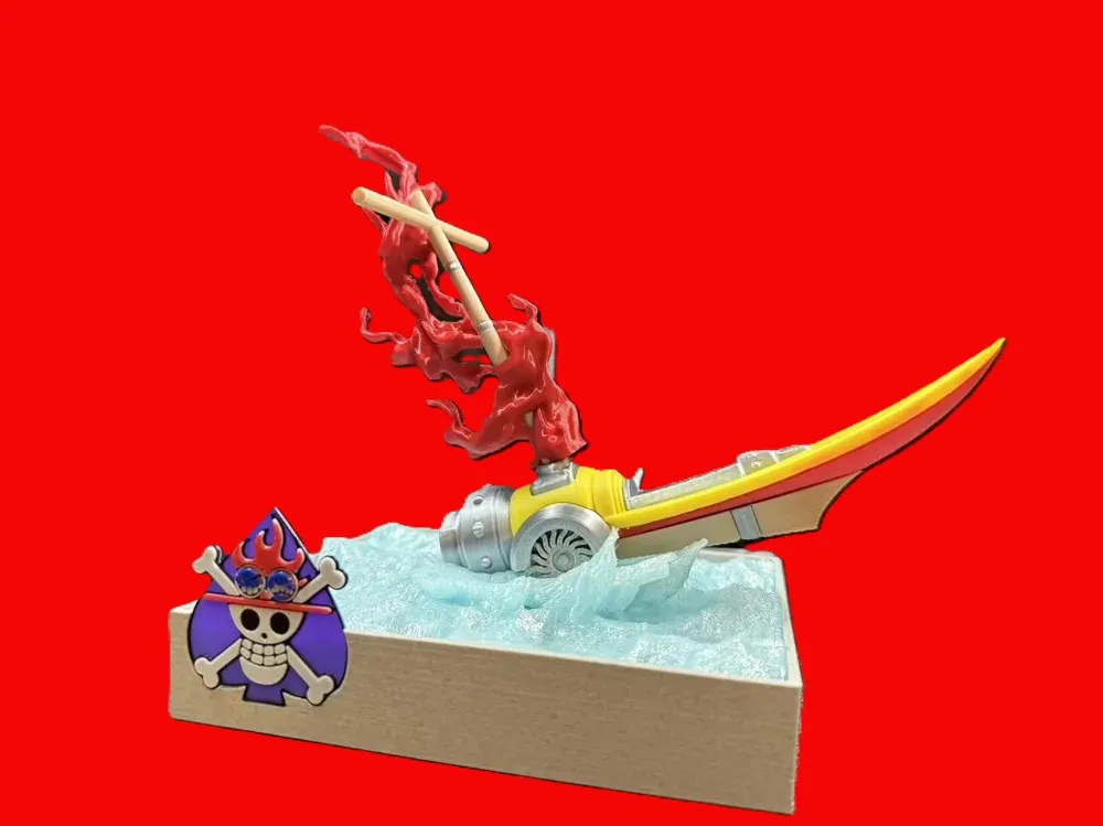 Striker – Portgas D. Ace's Jet Boat - Free 3D Print Model - MakerWorld
