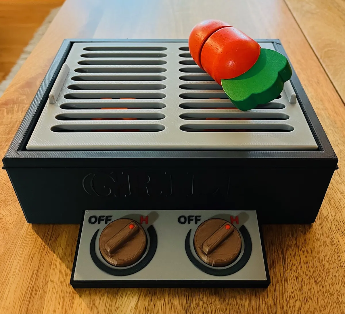 Toy Grill for Play Cooking - Free 3D Print Model - MakerWorld