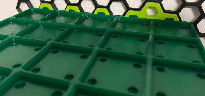 honeycomb/HSW gridfinity shelf - Free 3D Print Model - MakerWorld