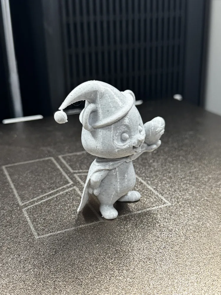 3D Panda Wizard with Heart Figure - Free 3D Print Model - MakerWorld