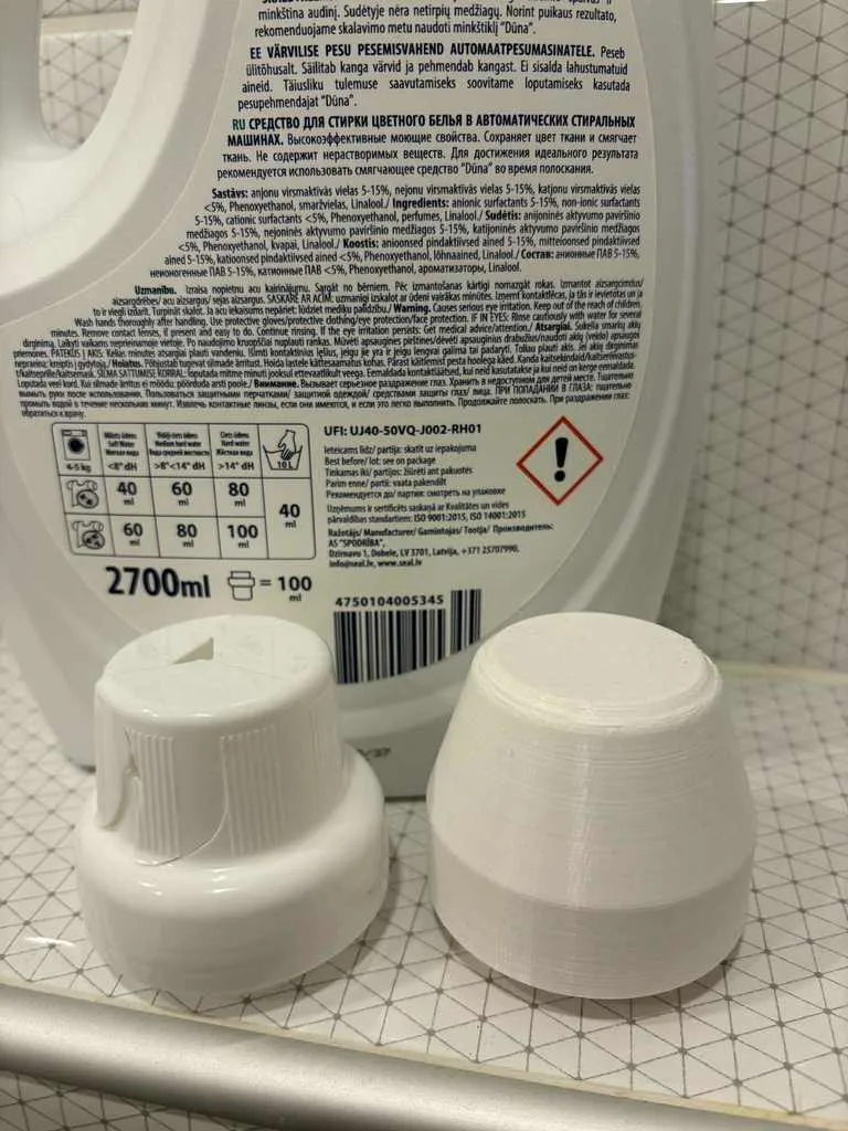 Bouchon de détergent liquide - Modèle d'Impression 3D Gratuit - MakerWorld
