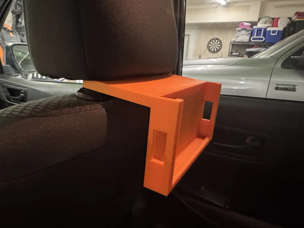 iPhone 12/13/14/15/16 Pro Max Car headrest mount - Free 3D Print Model ...