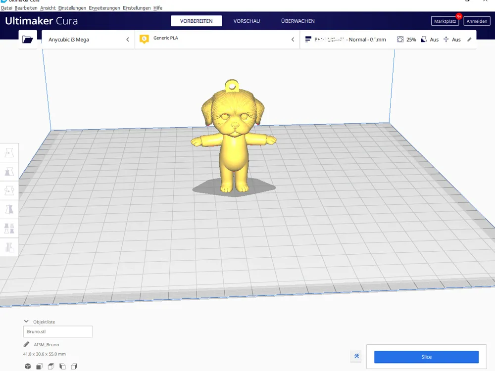 Bruno key chain - Free 3D Print Model - MakerWorld