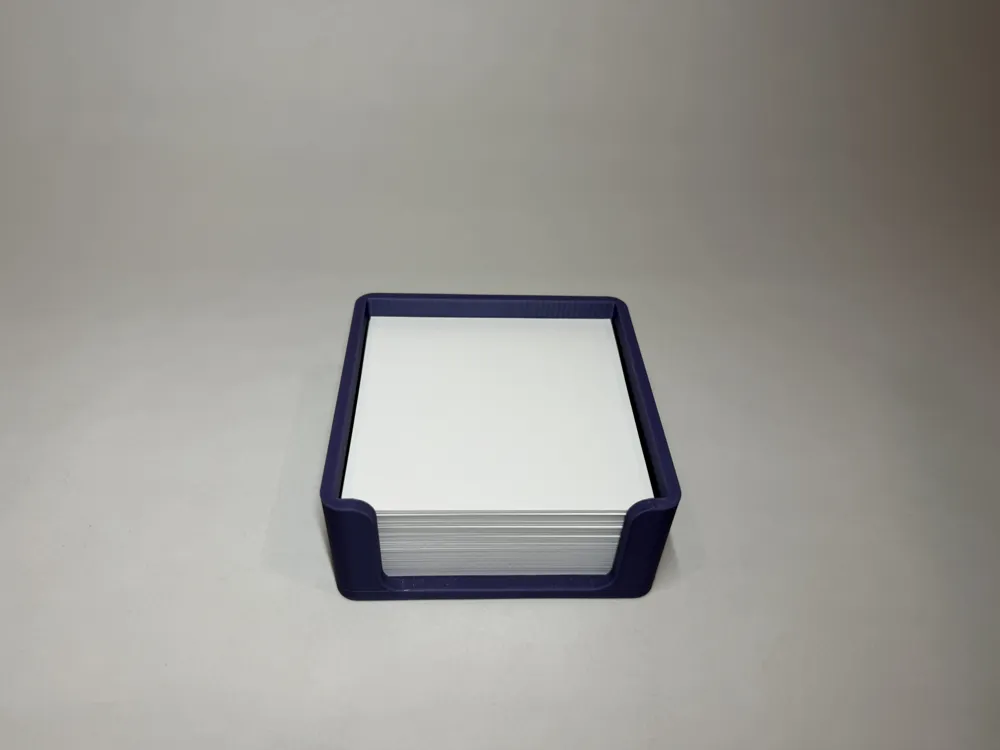 Notepad / Paper Note Box 90x90mm - Free 3D Print Model - MakerWorld
