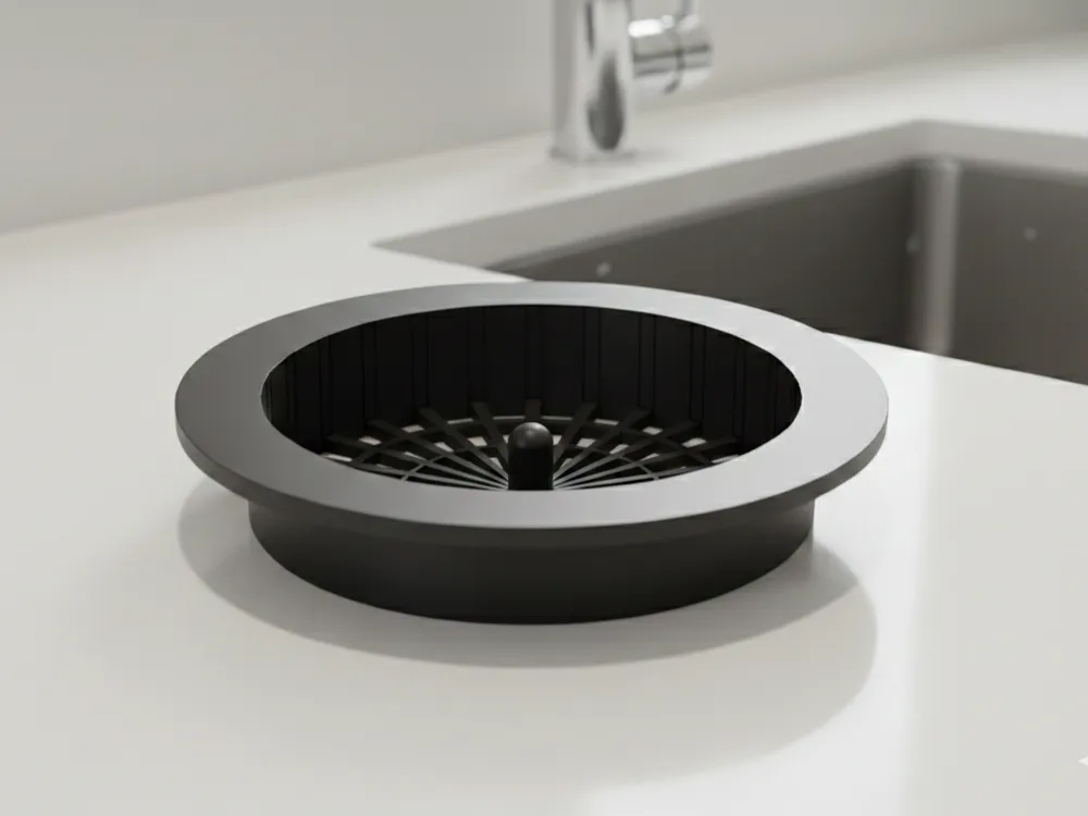 Universal Kitchen Sink Strainer / Drain Basket - Free 3D Print Model ...