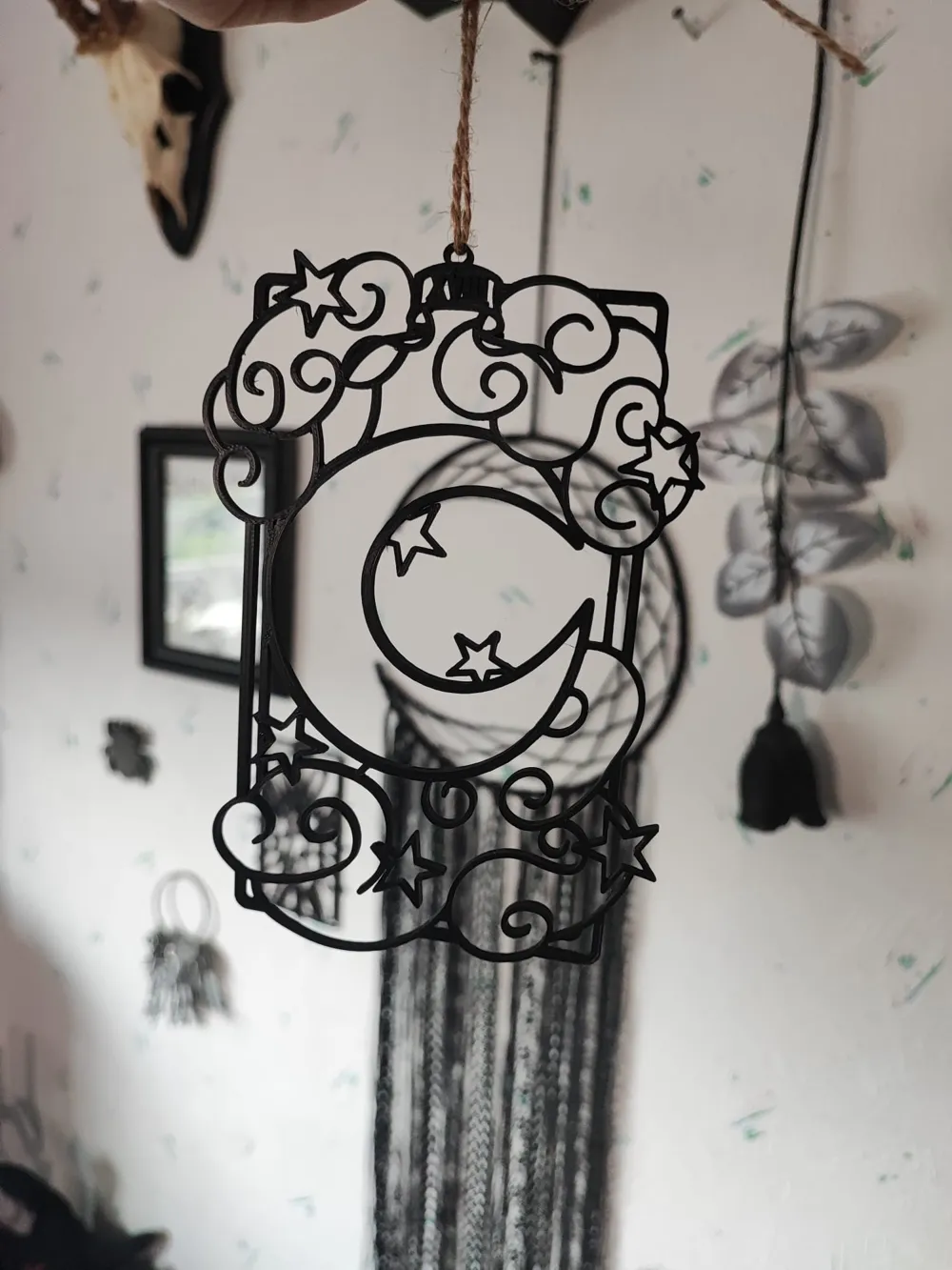 Tarot Card "The Moon - Free 3D Print Model - MakerWorld