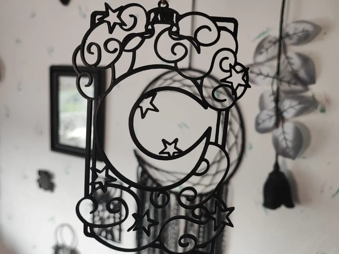 Tarot Card "The Moon - Free 3D Print Model - MakerWorld