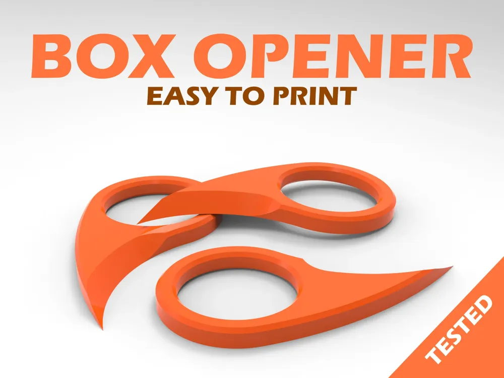 Box opener - Free 3D Print Model - MakerWorld