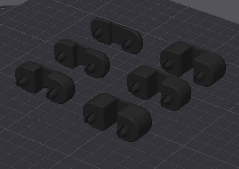 Pegboard Wire Management Clips – 5 Size Set - Free 3D Print Model ...