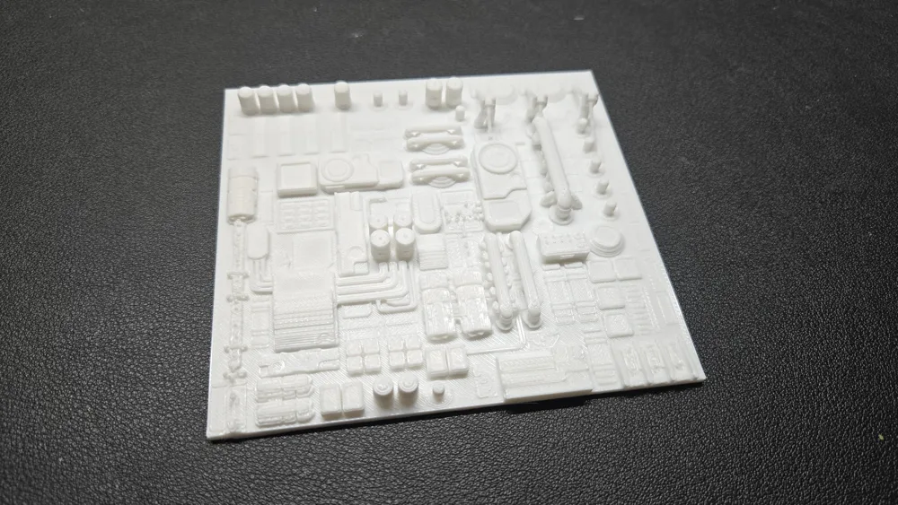 Futuristic computer component style wall display - Free 3D Print Model ...