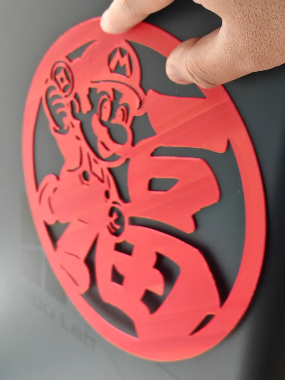 Mario Fu Character Window Paper-cut, Year of the Horse New Year ...