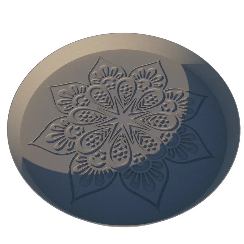 Mandala sand mould - Free 3D Print Model - MakerWorld