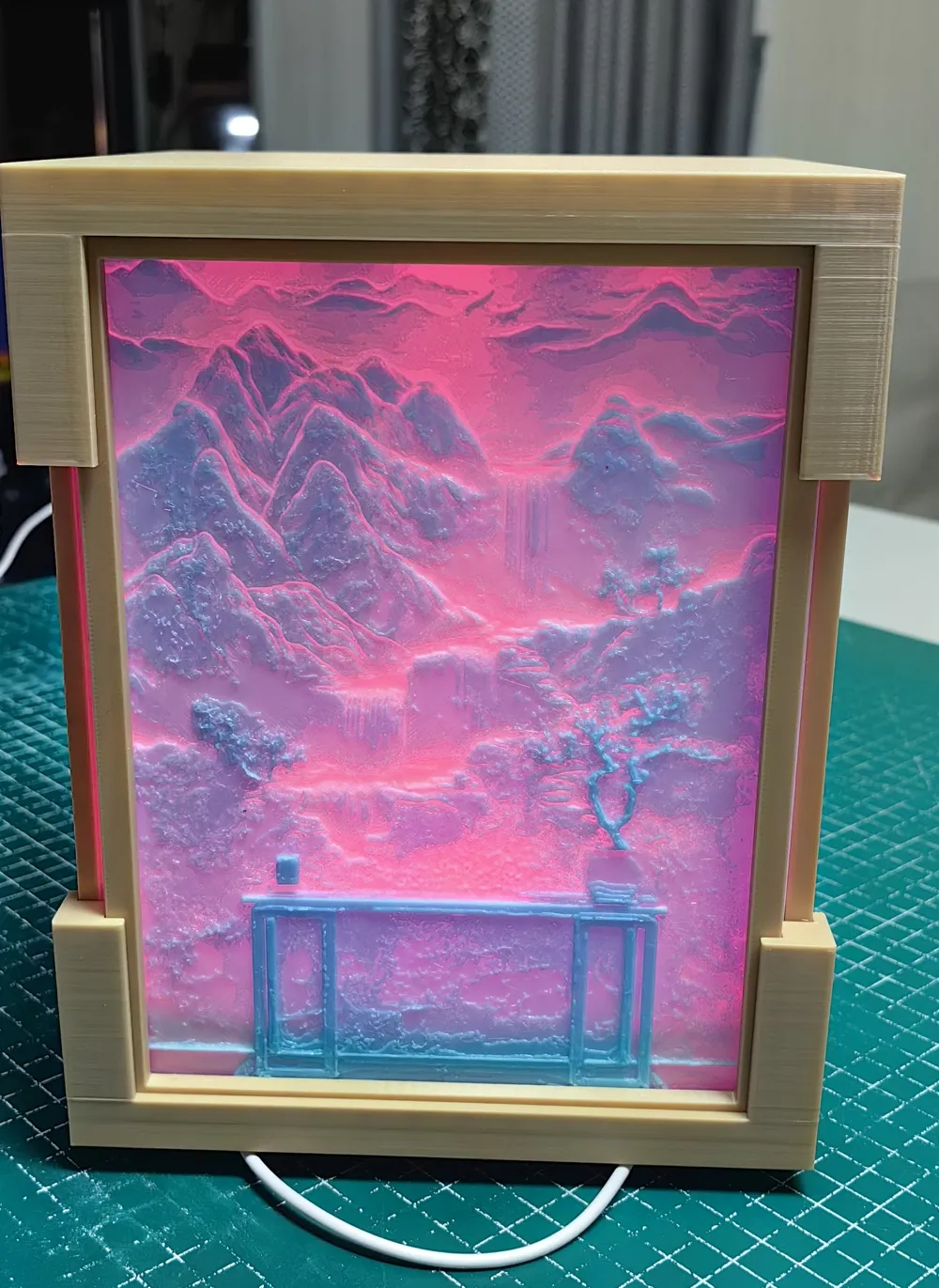 Customizable Versatile Desktop Ambient Lamp Night Light Table Lamp ...