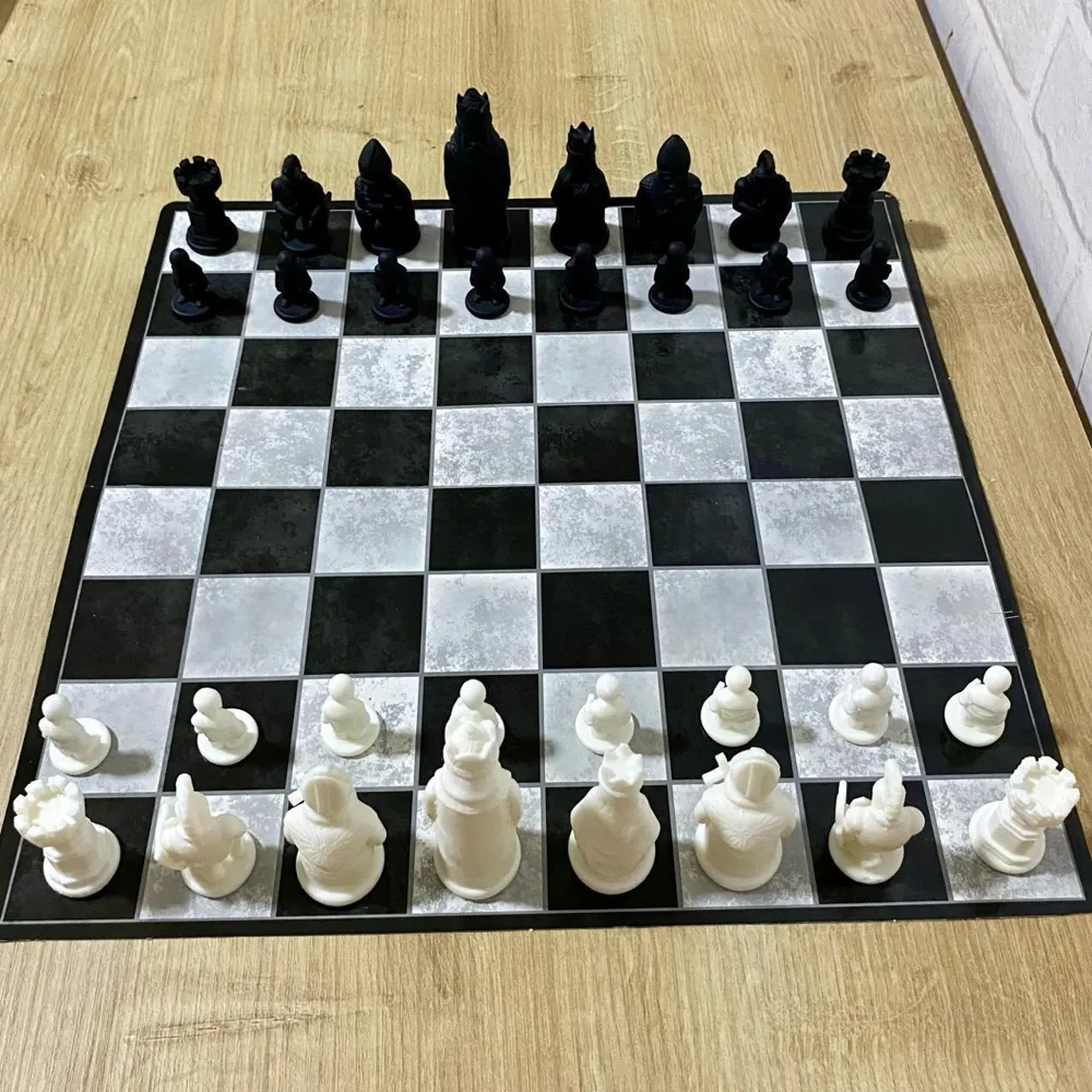 chess medieval gothic - Free 3D Print Model - MakerWorld