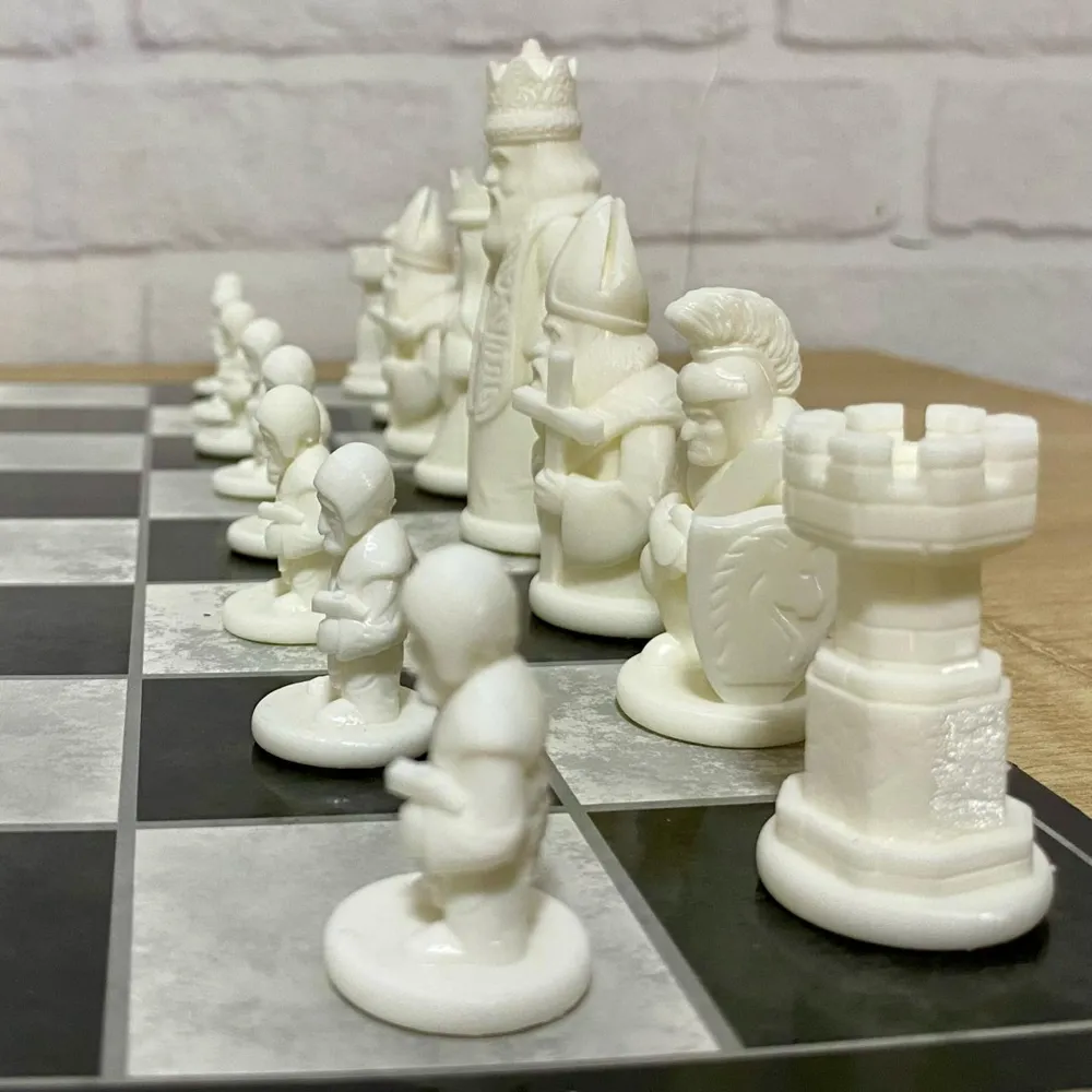 chess medieval gothic - Free 3D Print Model - MakerWorld