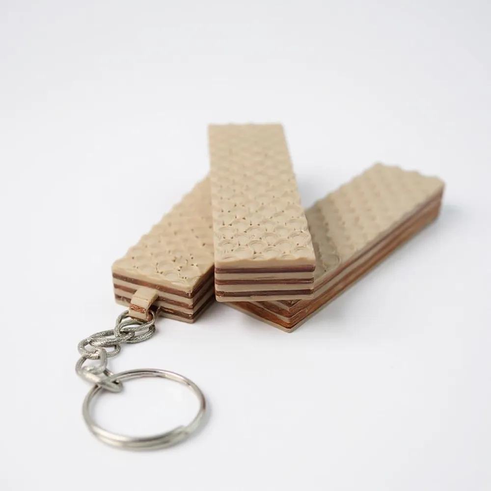 Chocolate Keychain - Wafer - Free 3D Print Model - MakerWorld