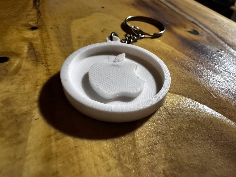 Apple keychain - Free 3D Print Model - MakerWorld