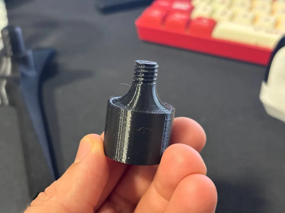 Female 5/8" to male 3/8" microphone stand adapter - Free 3D Print Model ...