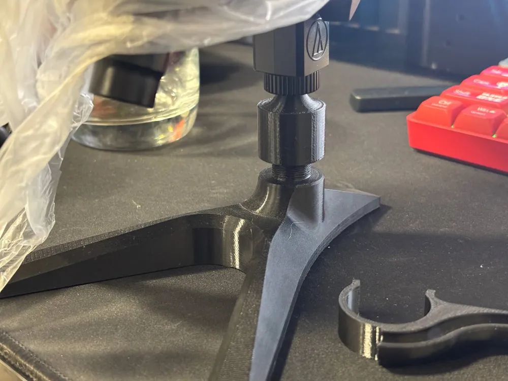 Female 5/8" to male 3/8" microphone stand adapter - Free 3D Print Model ...
