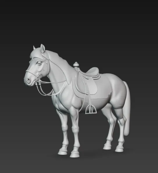 harnessed horse - Free 3D Print Model - MakerWorld