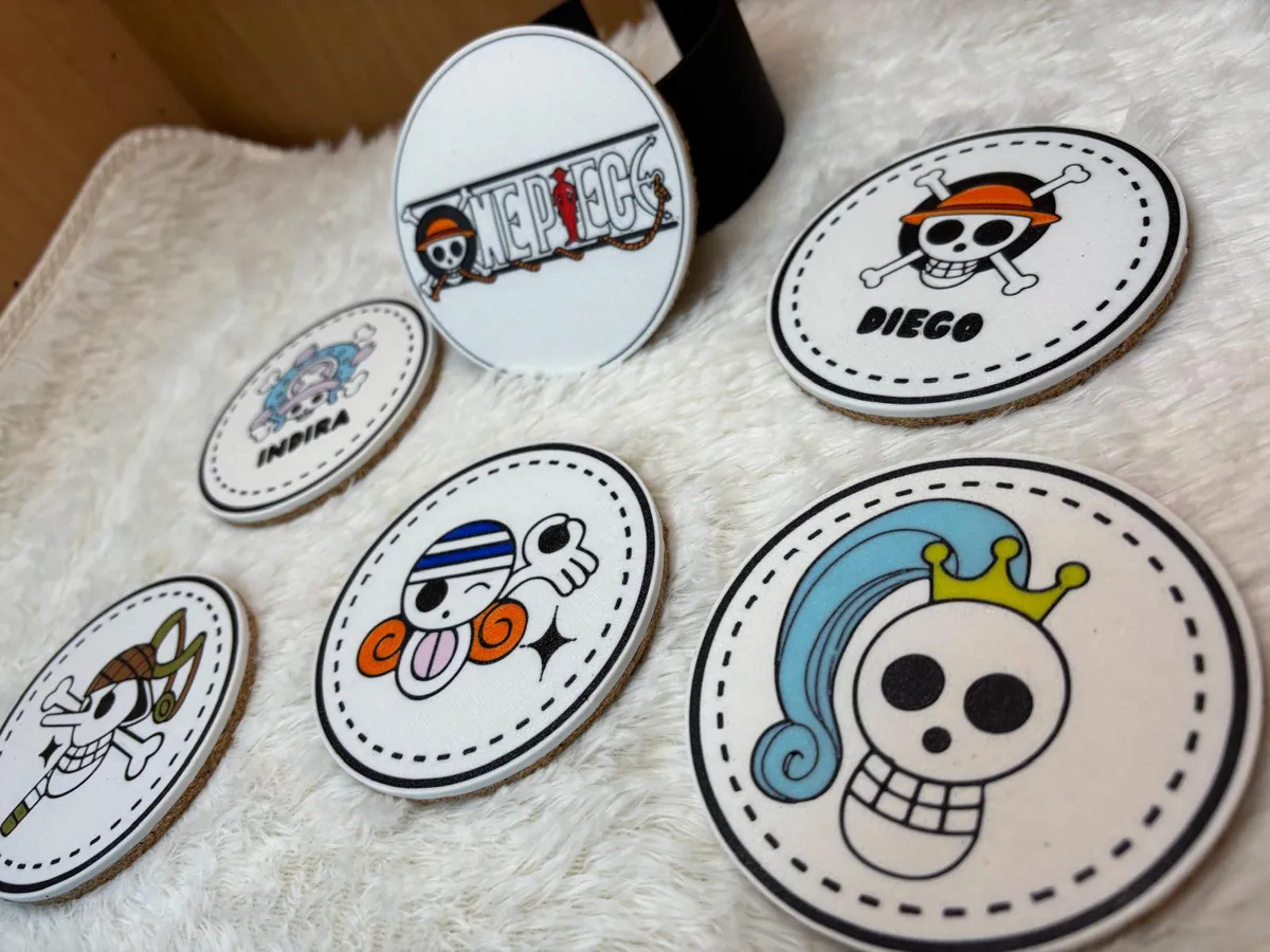 ONE PIECE Coaster - Free 3D Print Model - MakerWorld