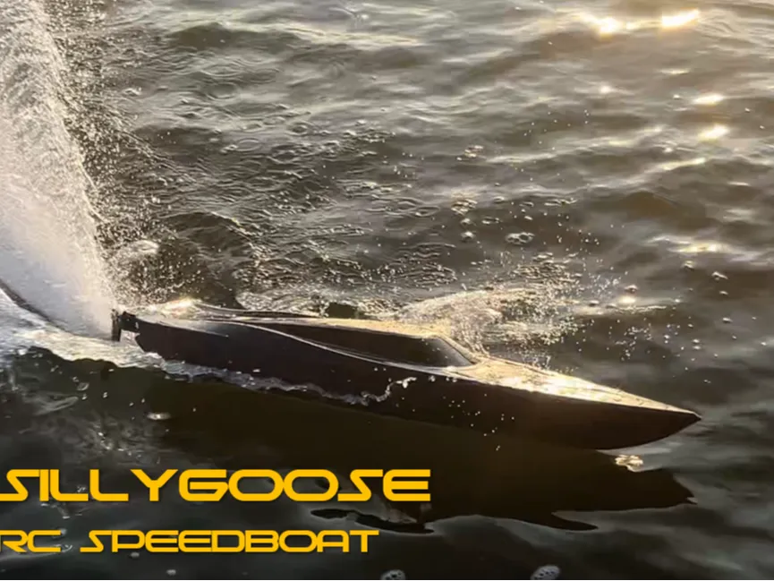 SillyGoose RC Speedboat (STEP Files) - Free 3D Print Model - MakerWorld