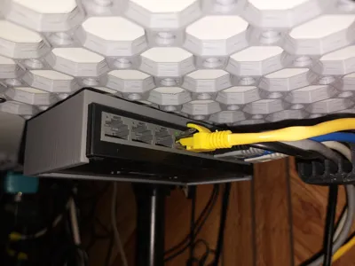 Underware holder for TP-Link LS1008G - Free 3D Print Model - MakerWorld