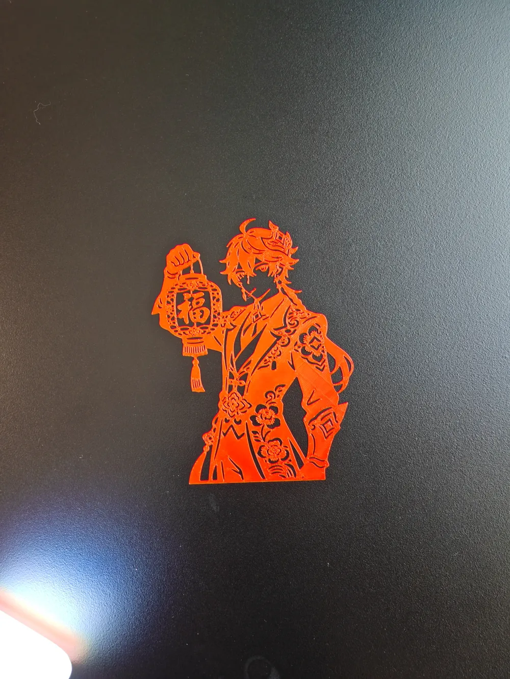 Genshin Impact Zhongli New Year Paper-Cut Window Decal, 'Fu' Character ...