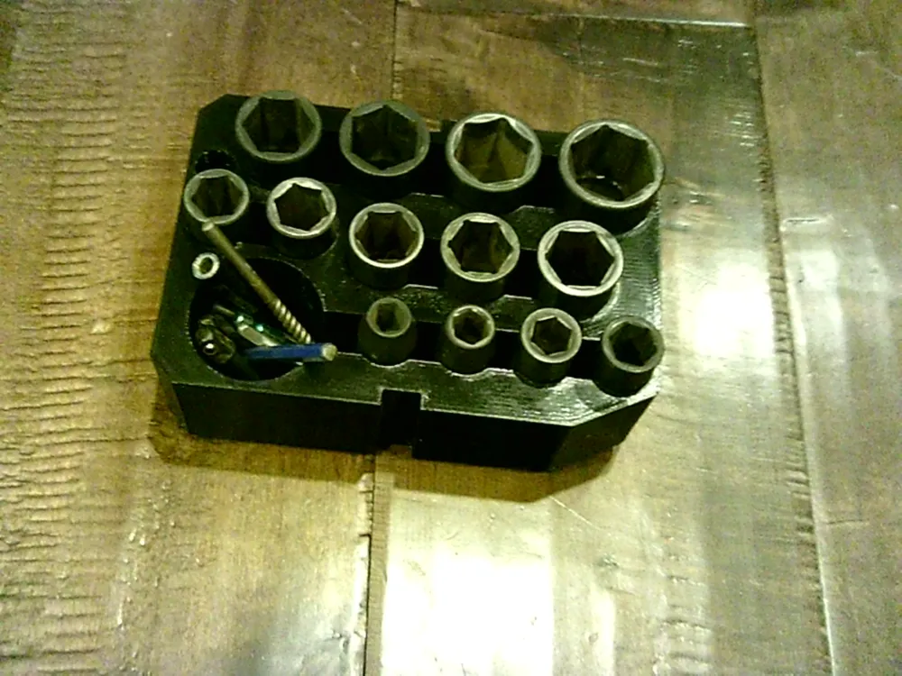 Organizador de Vasos SAE Pittsburg para Caja de Herramientas Bauer ...