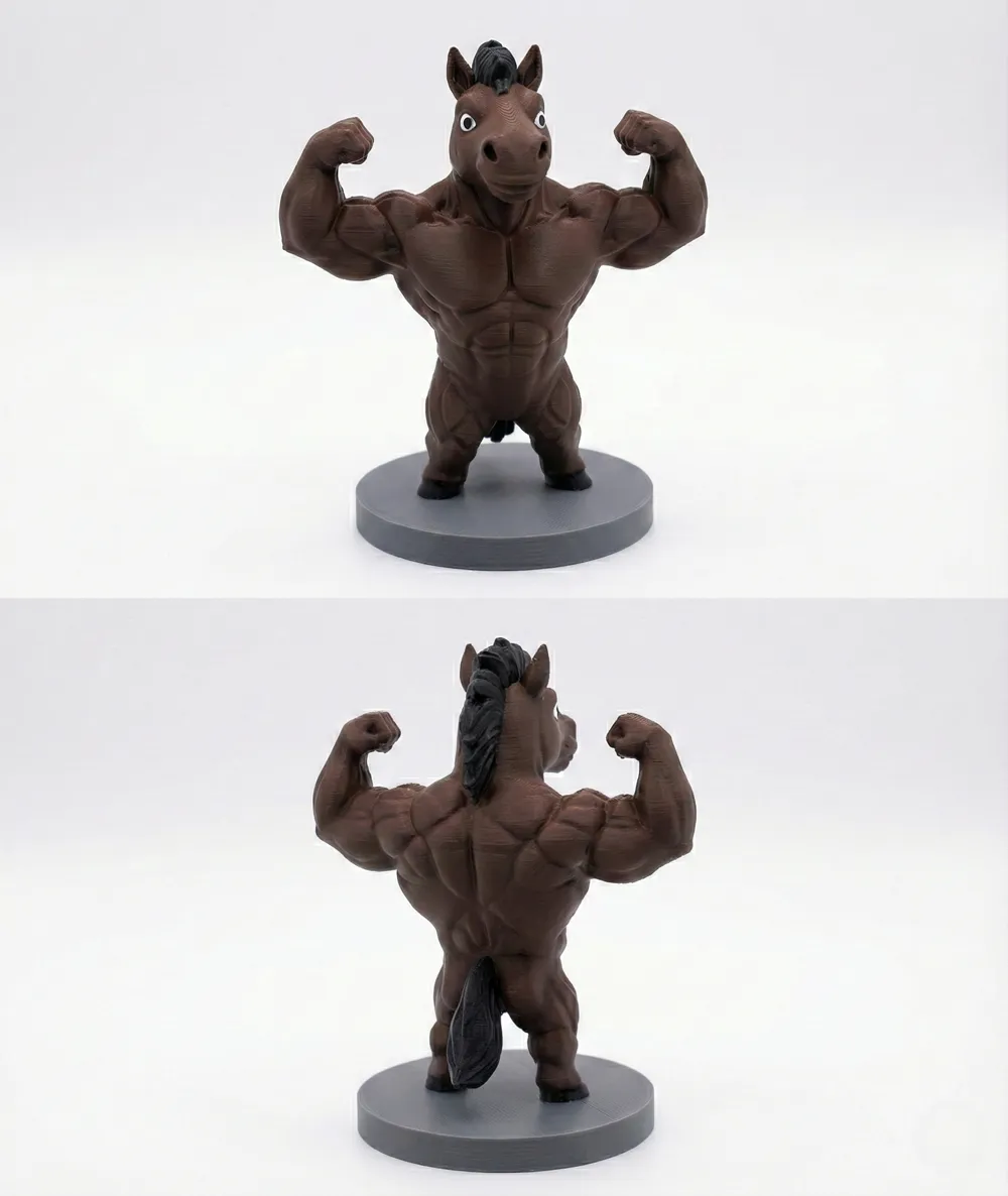 The Big Buff Stallion - Free 3D Print Model - MakerWorld