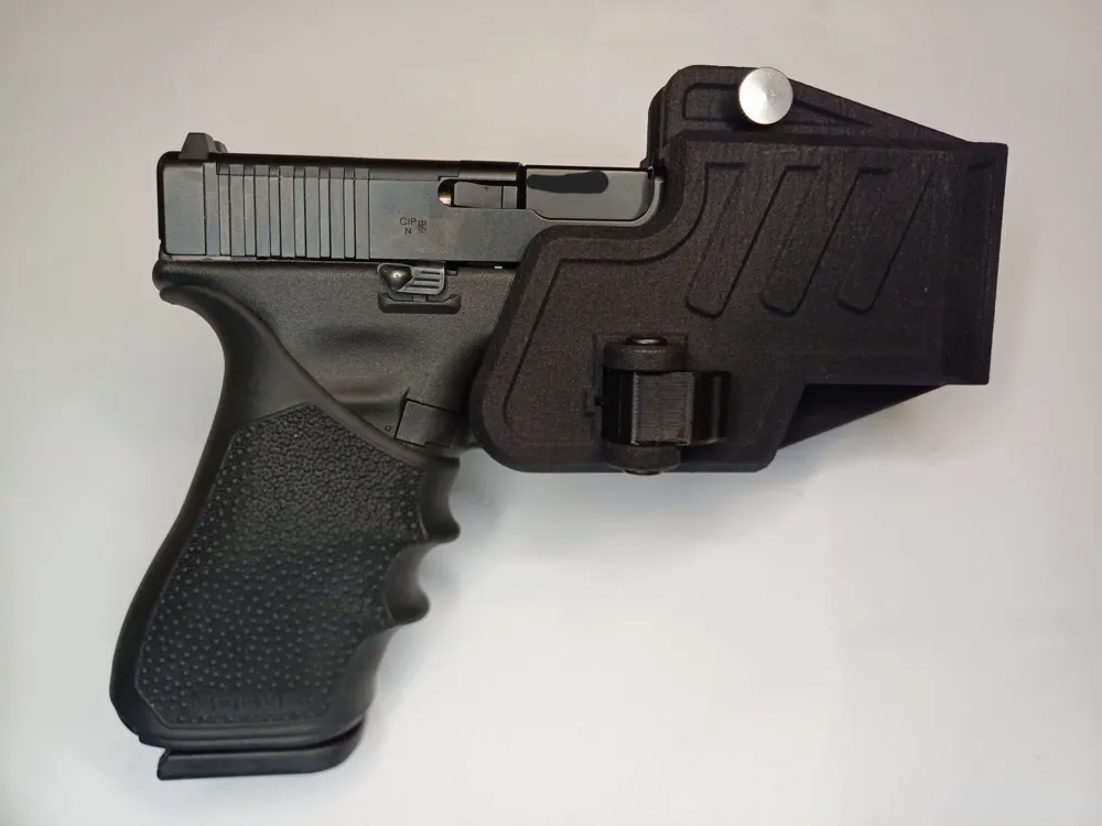 Competition Holster Glock 45 or 19X for IPSC/USPSA - Free 3D Print ...