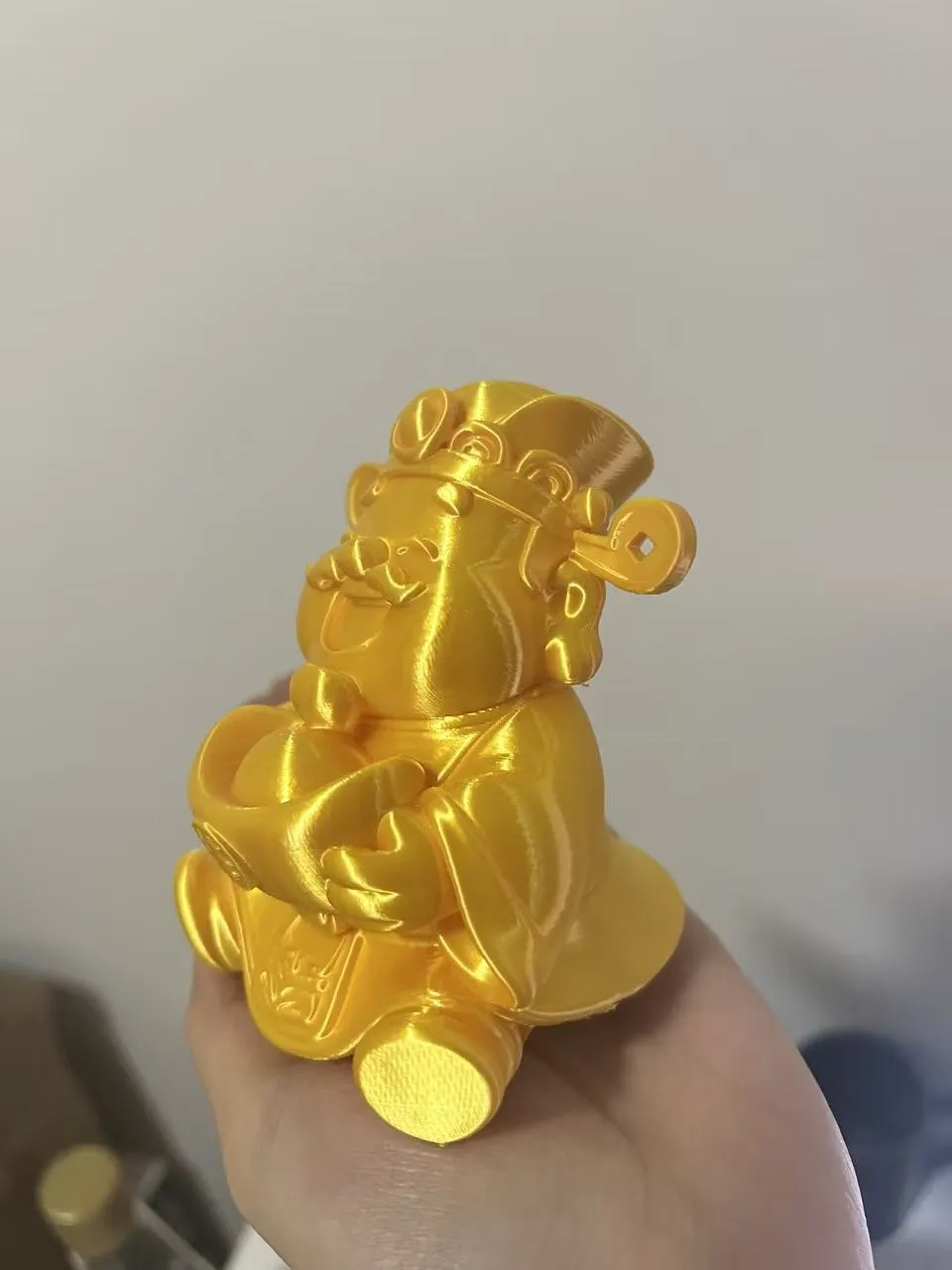 New Year Welcoming the God of Wealth ~ Cute Little God of Wealth - Free ...