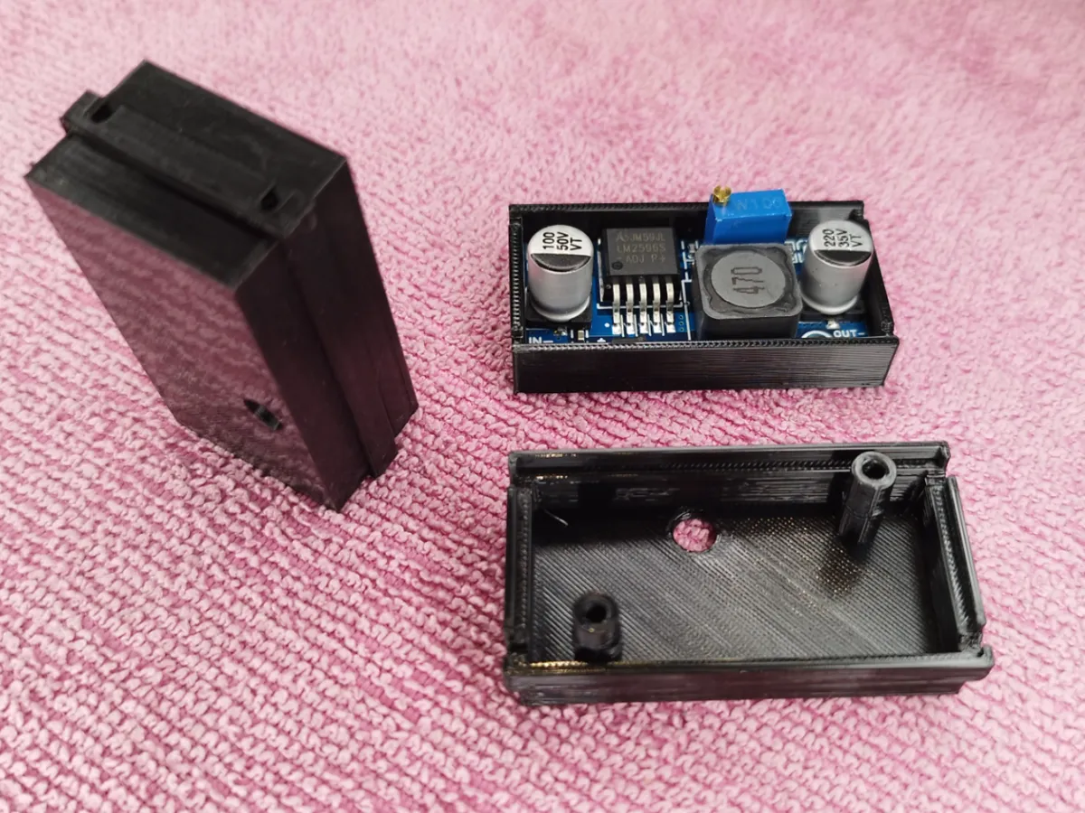 Case miniatura para conversor buck DC-DC stepdown LM2596 - Modelo ...