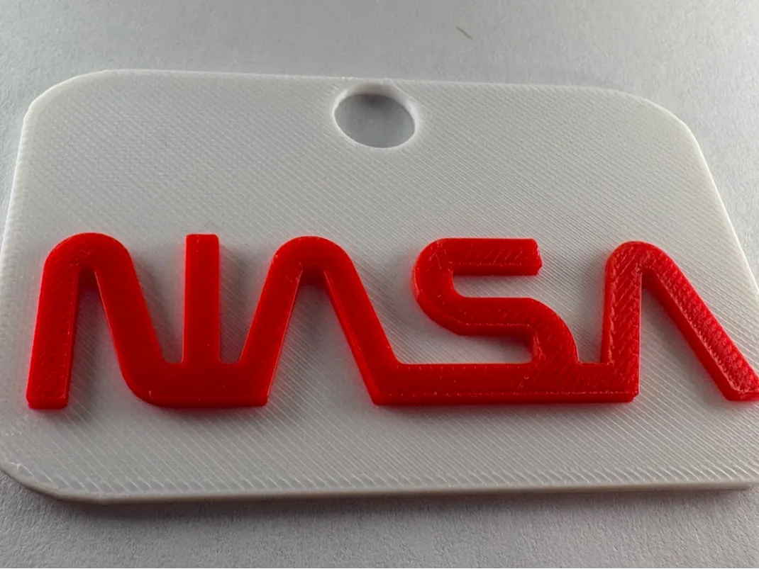 NASA keychain - Free 3D Print Model - MakerWorld