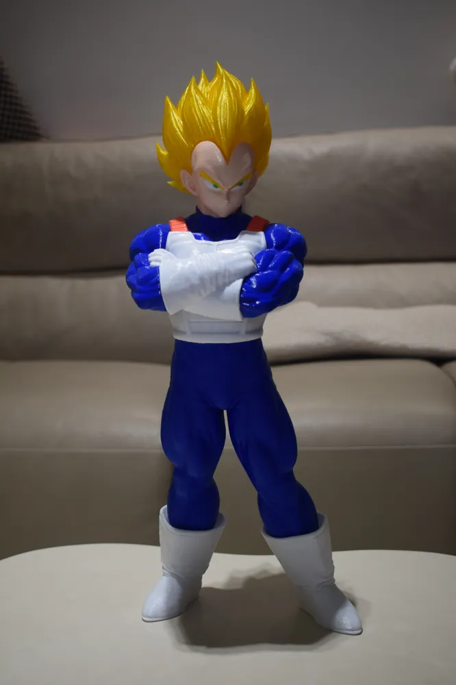 Dragon Ball - Super Vegeta - Free 3D Print Model - MakerWorld