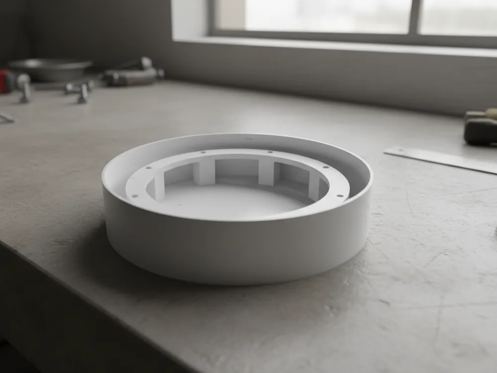 Coperchio di ventilazione con montaggio a flangia, schema di bulloni da ...