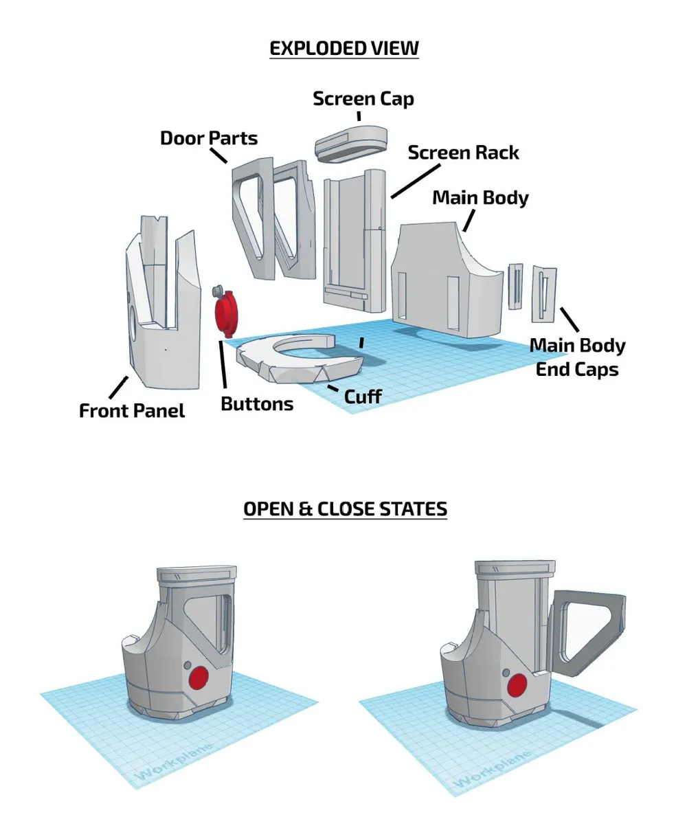 Spider-Verse Portal Watch Prop - Free 3D Print Model - MakerWorld