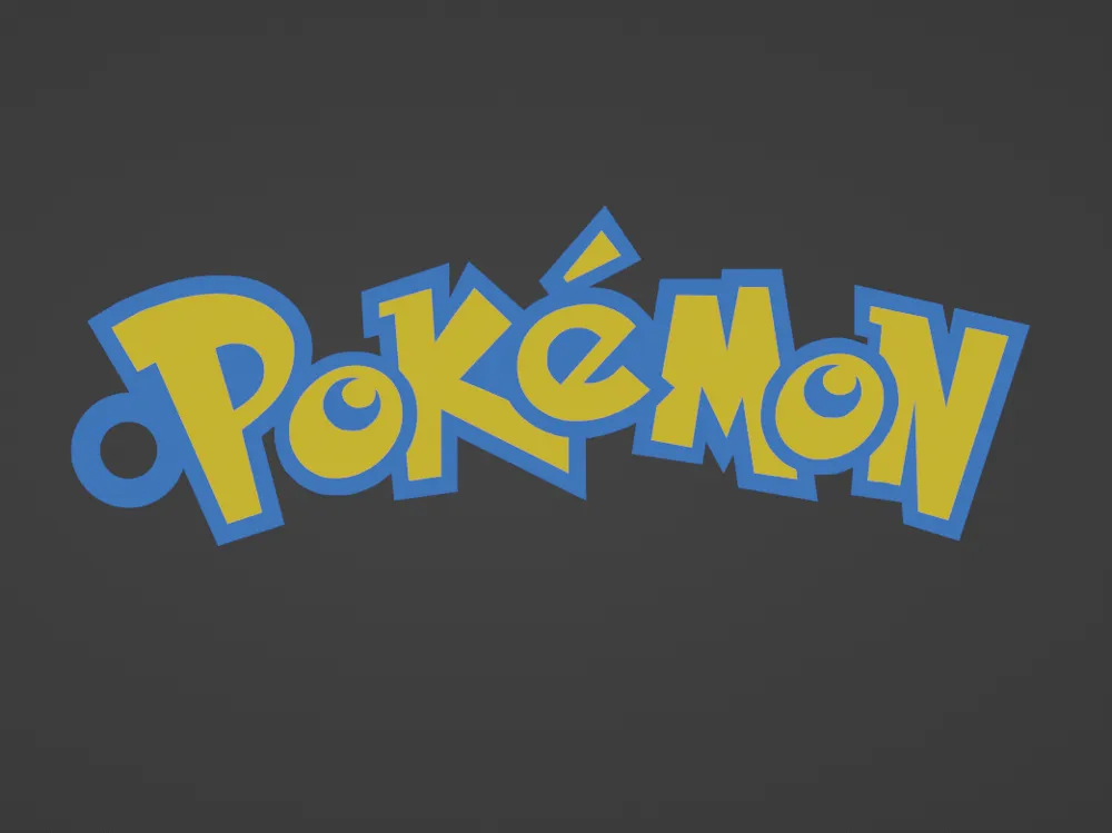 Pokemon Logo keychain - Free 3D Print Model - MakerWorld