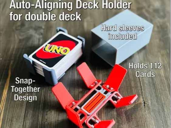 Deck for Uno cards - Free 3D Print Model - MakerWorld