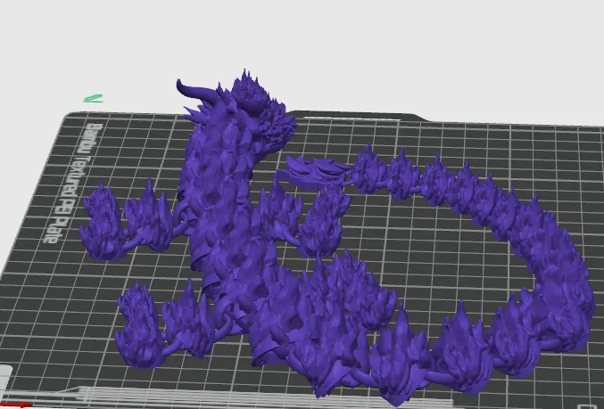 Flame Dragon Articulating - Free 3D Print Model - MakerWorld