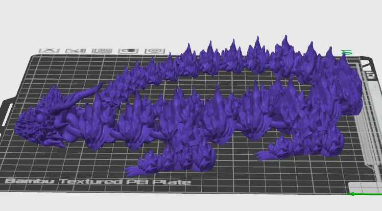 Flame Dragon Articulating - Free 3D Print Model - MakerWorld
