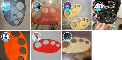 A simple pasta measure. - Free 3D Print Model - MakerWorld