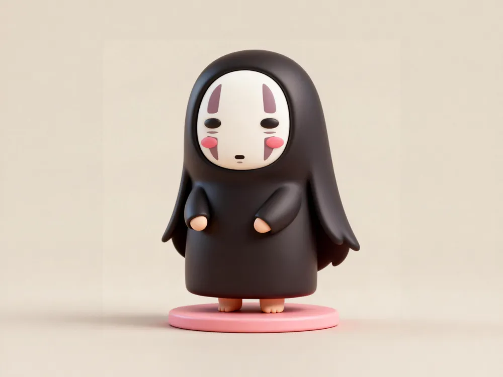 Chibi No-Face - Spirited Away - Miyazaki Anime Movie Merchandise - Kids ...