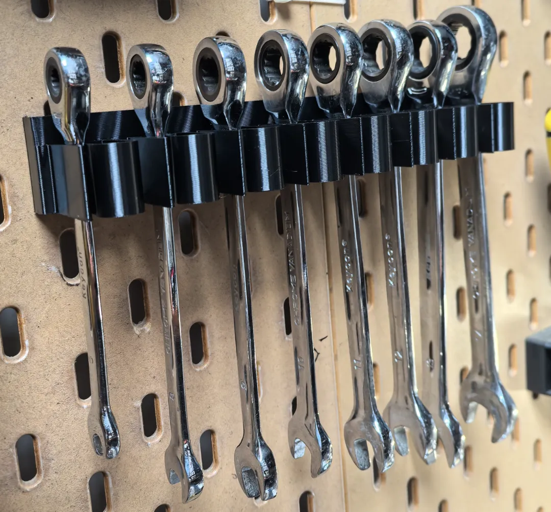 Ratchet Wrench Pegboard Hanger - Free 3D Print Model - MakerWorld
