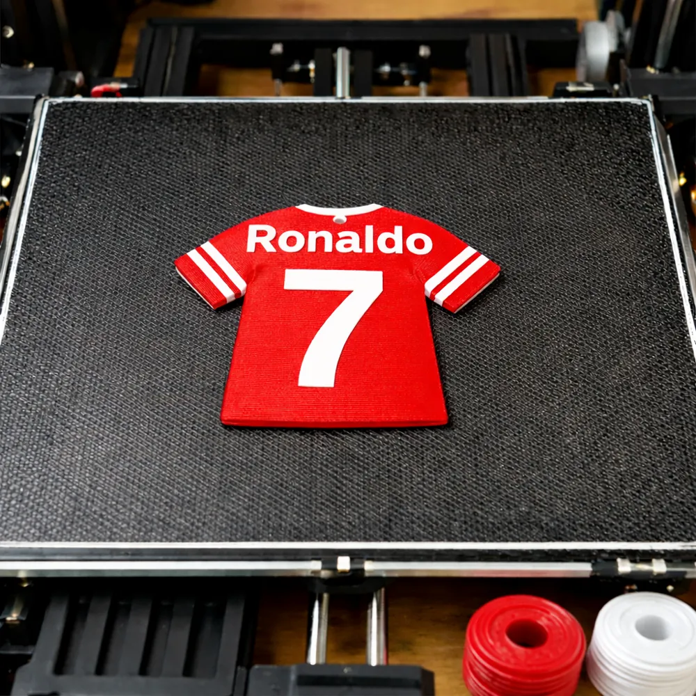 Christiano Ronaldo Jersey Keychain - Free 3D Print Model - MakerWorld