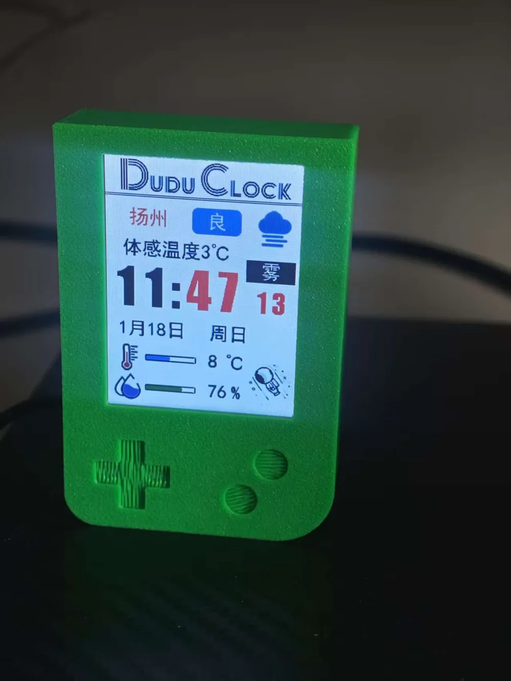 dudu Wetteruhr Handheld-Stil Gehäuse – Kostenloses 3D-Druckmodell ...