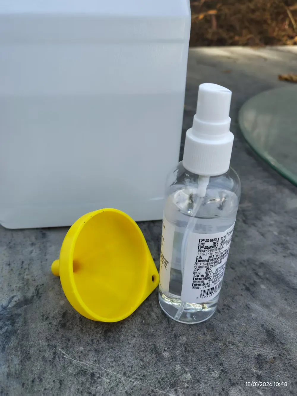 Small funnel suitable for filling alcohol spray bottles - Free 3D Print ...
