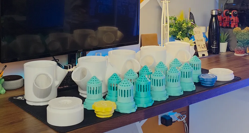 Fully Automated Vertical Hydroponic System (ESP32) - Free 3D Print ...